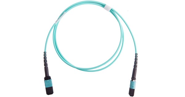 OPTICAL CABLE, MPO (F) x MPO (F), 12 FIBERS, OM3, 50/125, MM, 1M