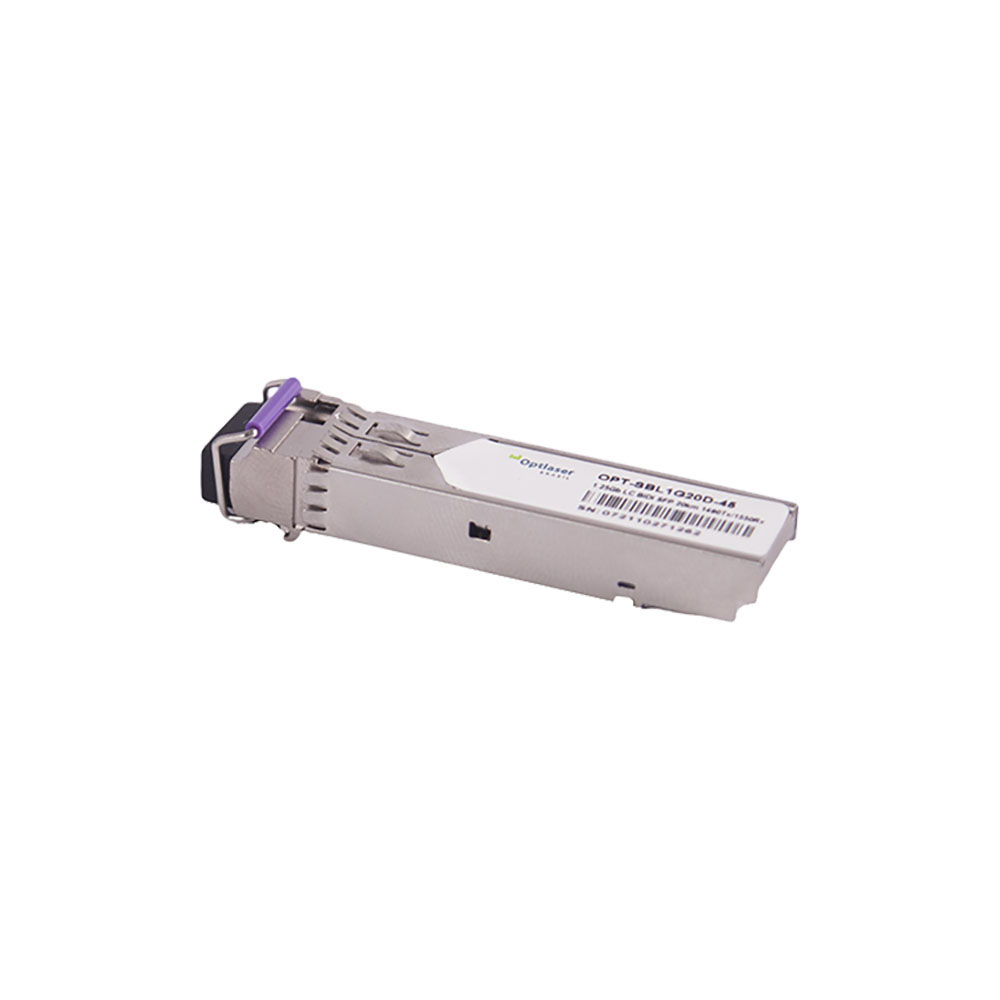 TRANSCEPTOR ÓPTICO, SFP 1,25G, BX-D, BIDI, 1490NM, SM, 20KM, 14DB, DDMI