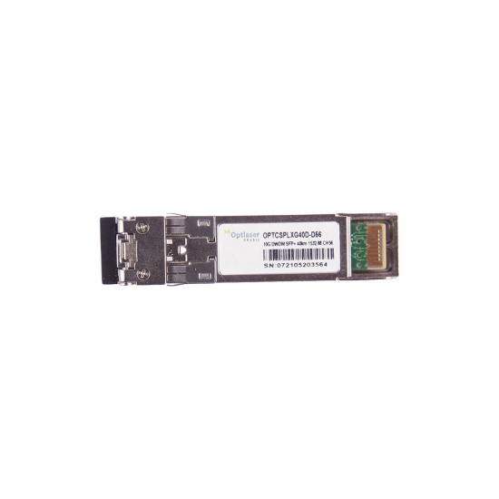 TRANSCEPTOR ÓPTICO, SFP+ 10G, DWDM, 40KM 1532.68NM CH56